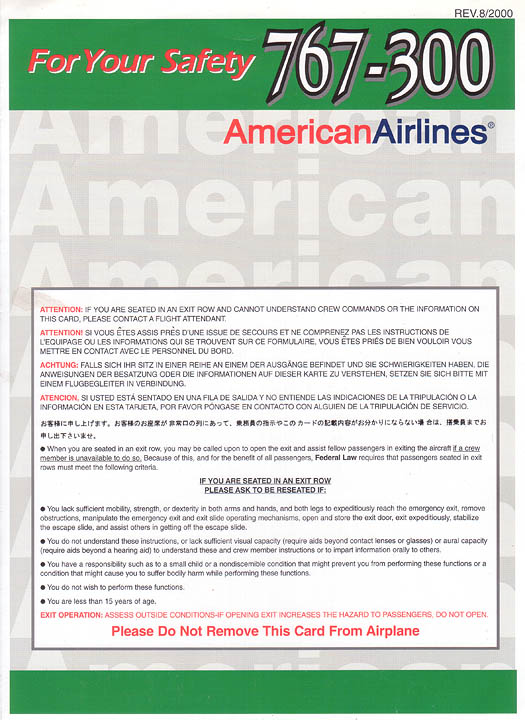 Airline Safety Card For american 767-300 8-2000.jpg