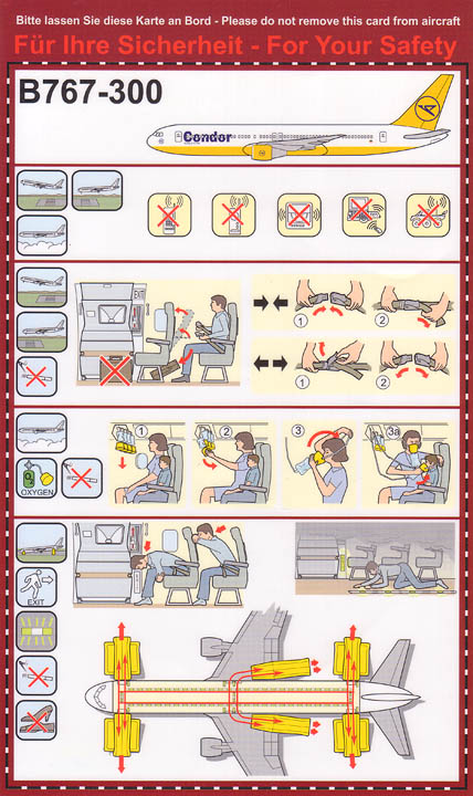 Airline Safety Card For condor b767-300 99.jpg