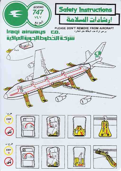 Airline Safety Card For iraqi airways boeing 747.jpg