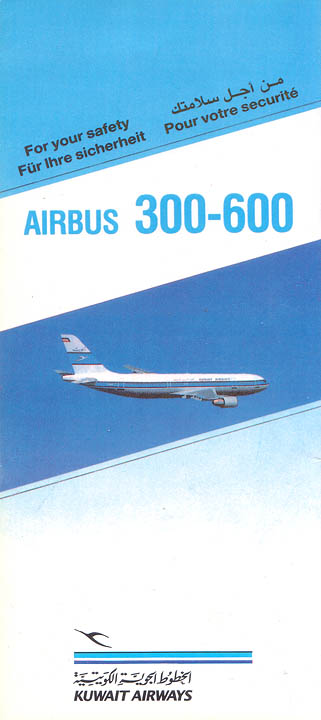 Airline Safety Card For kuwait airways airbus 300-600.jpg
