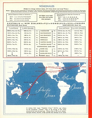 Airline Timetable Brochures for Vintage Airlines Of The Past