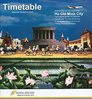 Airline Timetable Brochures for Vintage Airlines Of The Past
