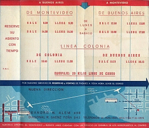 Airline Timetable Brochures for Vintage Airlines Of The Past