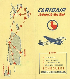 Airline Timetable Brochures for Vintage Airlines Of The Past