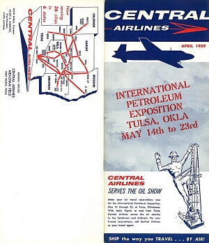 Airline Timetable Brochures for Vintage Airlines Of The Past