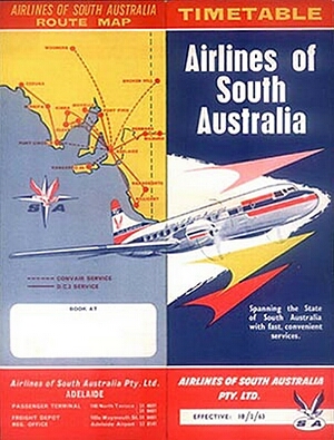 Airline Timetable Brochures for Vintage Airlines Of The Past